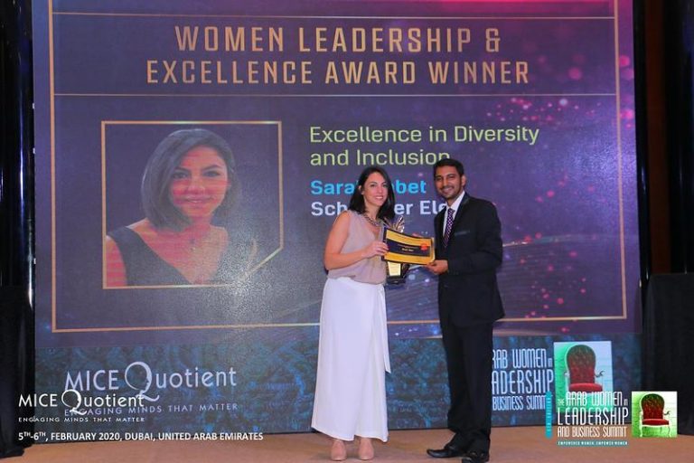 Arab Women In Leadership Award for category of Diversity and Inclusion ...